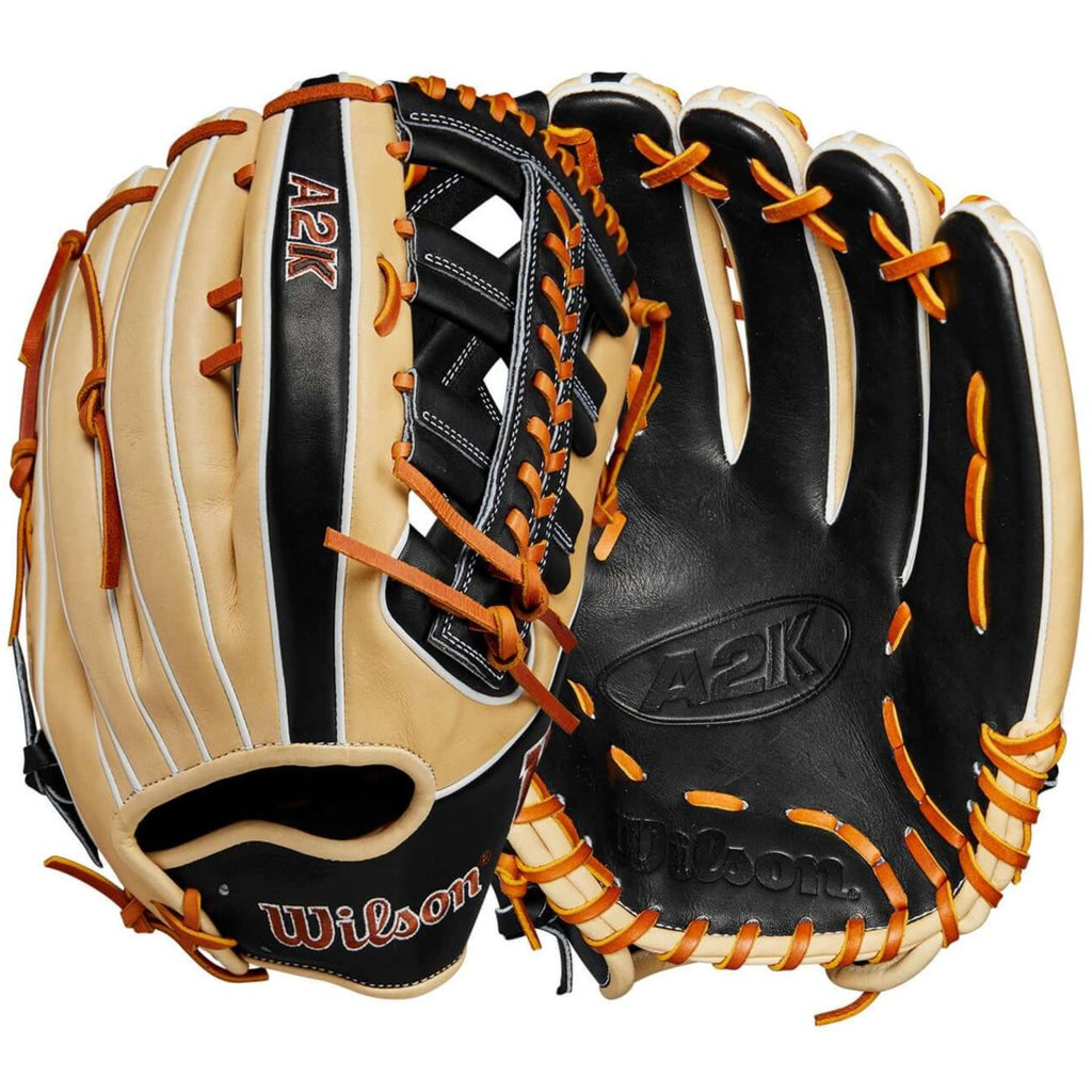 Wilson A2K 1810 Outfield Glove 12.75" Black/Blonde